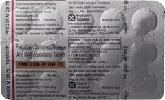 Pregeb M Od 75mg Strip Of 15 Tablets: Uses, Side Effects, Price & Dosage | PharmEasy