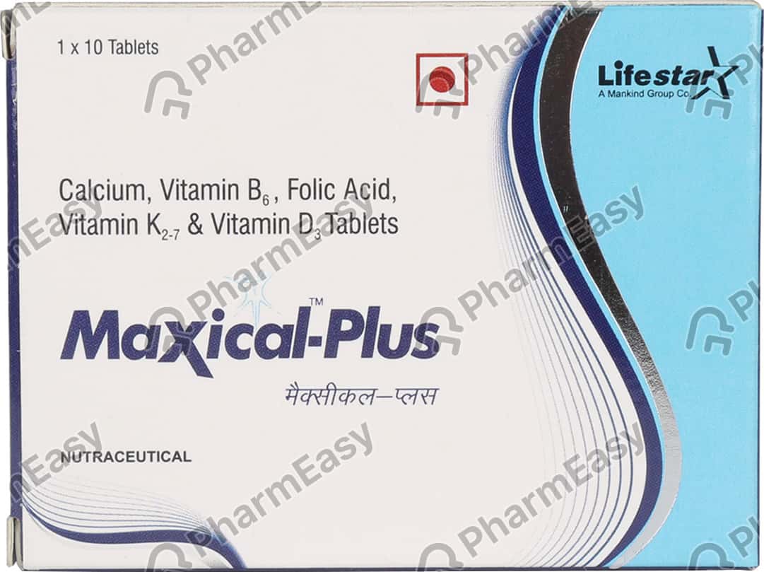 Buy Maxical Plus Strip Of 10 Tablets Online at Flat 15% OFF | PharmEasy