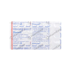 Daonil 5 MG Tablet (30) - Uses, Side Effects, Dosage, Composition ...
