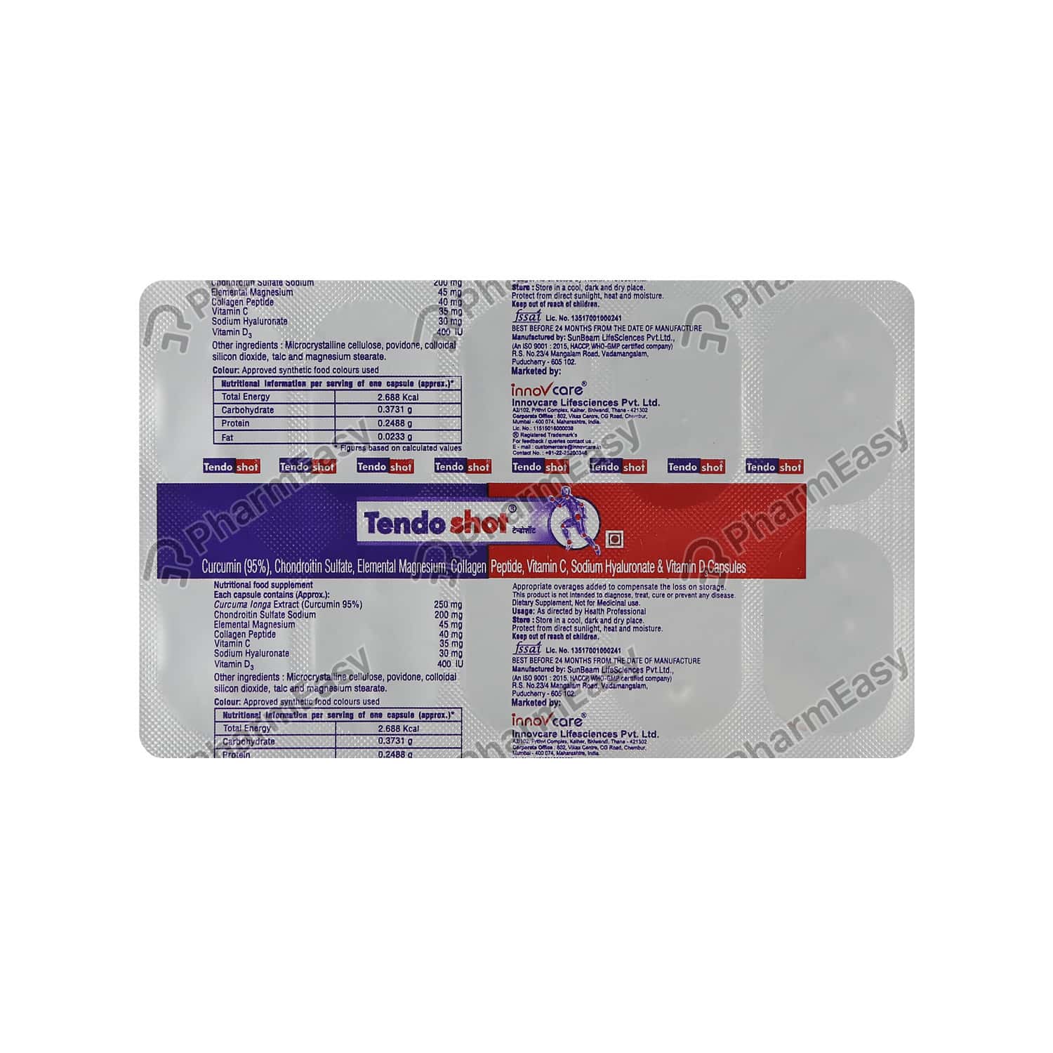 Buy Tendoshot Capsule 10'S Online at Flat 18% OFF* | PharmEasy