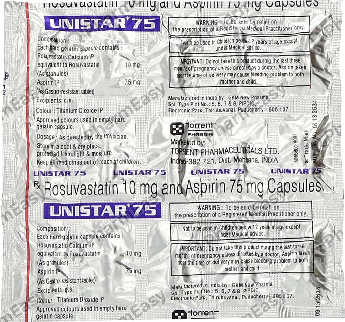 Unistar 75 Capsule: Uses, Side-effects, Price, Dosage & More Info ...