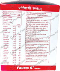 Fourts B Strip Of 15 Tablets: Uses, Side Effects, Price & Dosage ...