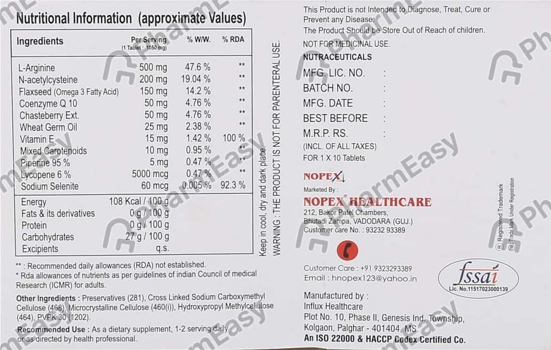Buy Carmenta F Strip Of 10 Tablets Online at Flat 15% OFF | PharmEasy
