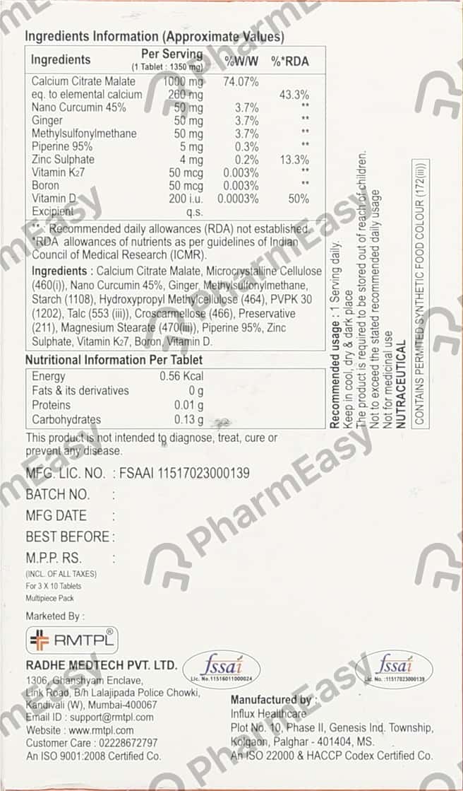 Buy Citabo K2 7 Strip Of 10 Tablets Online at Flat 15% OFF | PharmEasy