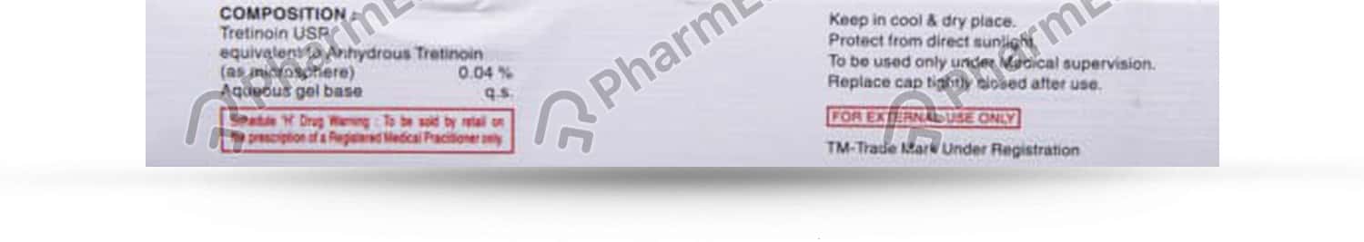 Trunex Ms 0.04 % Gel (15): Uses, Side Effects, Price & Dosage | PharmEasy