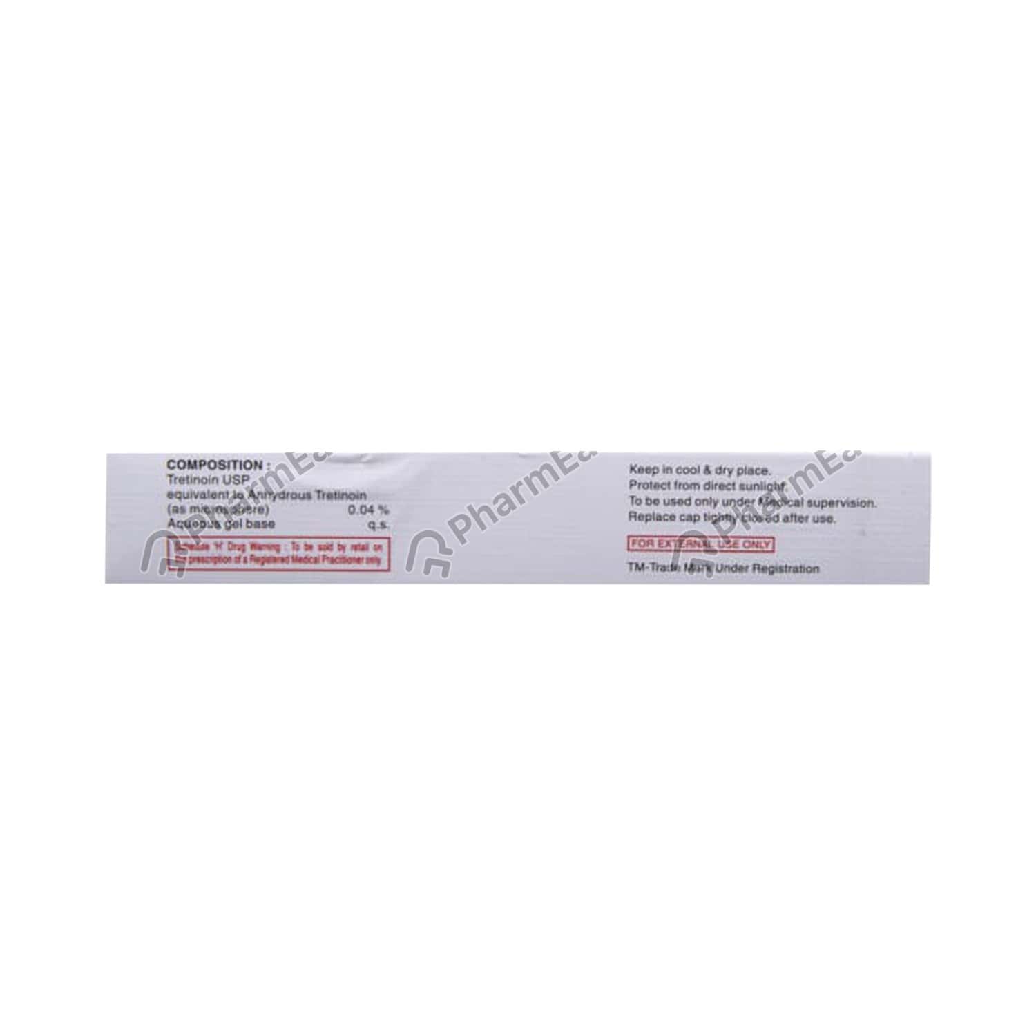 Buy Trunex Ms 0.04 % Gel (15) Online at Flat 18% OFF* | PharmEasy