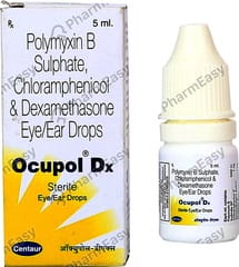 Ocupol Dx Eye/Ear Drop 5ml: Uses, Side Effects, Price & Dosage | PharmEasy