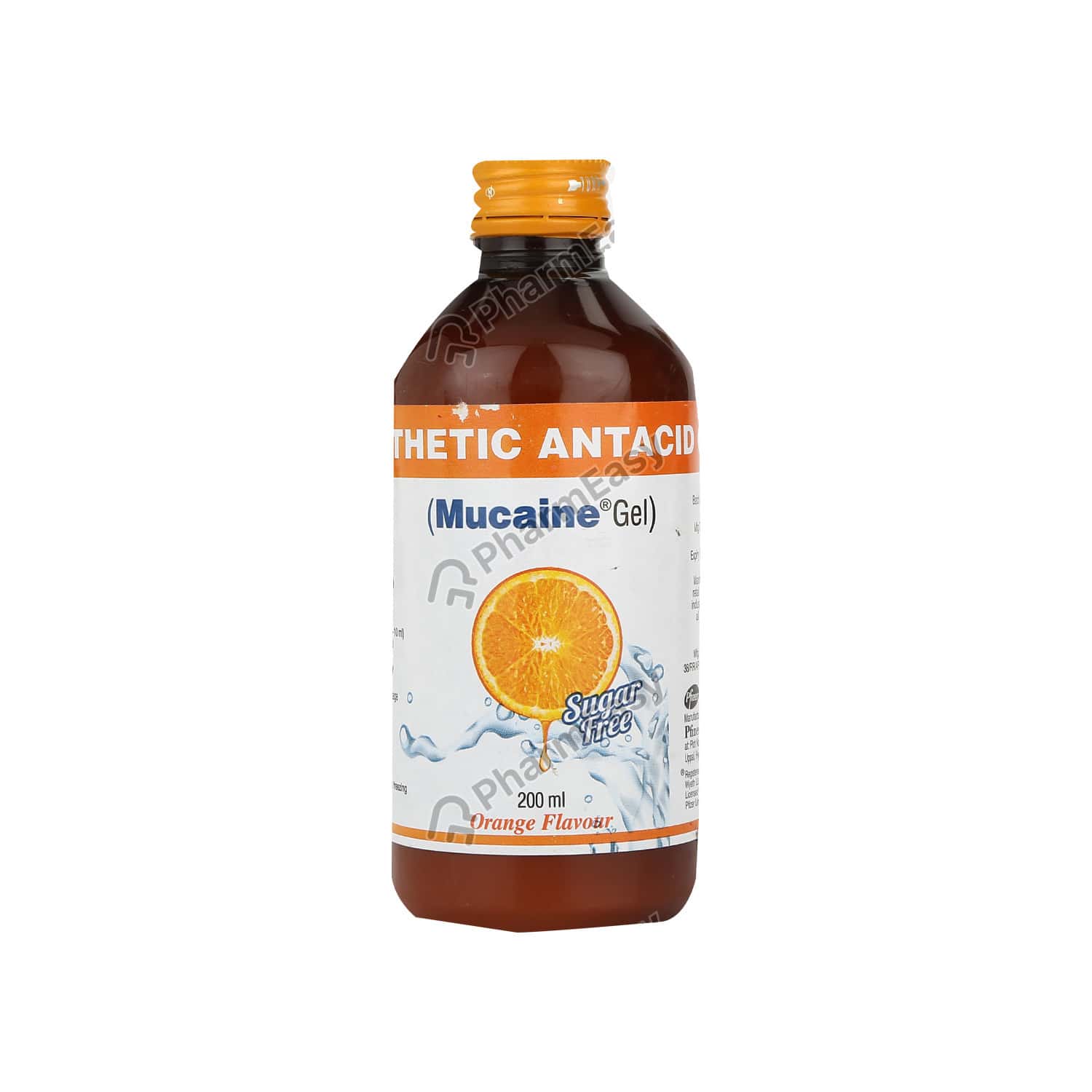 Buy Mucaine Gel Orange Sugar Free 200ml Online at Flat 18% OFF* | PharmEasy