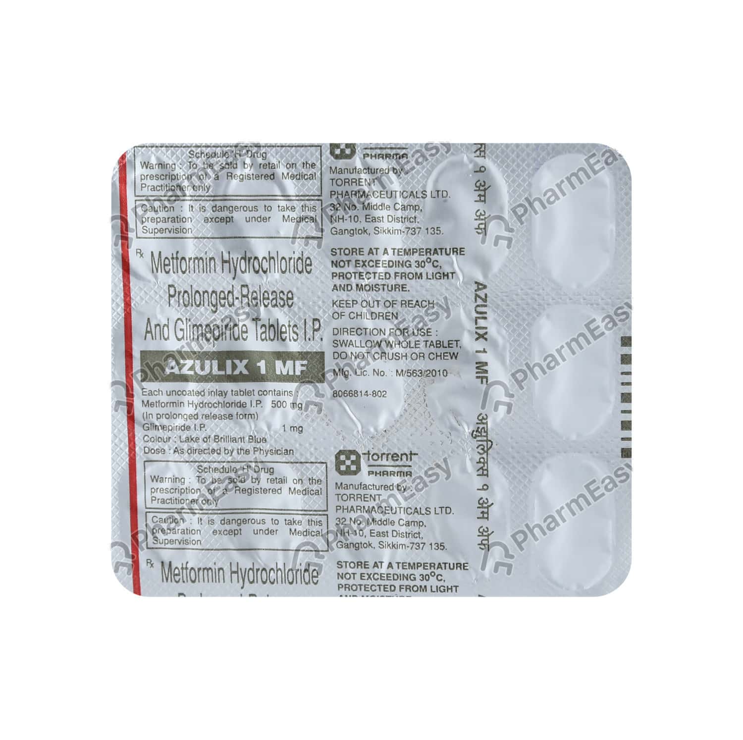 Azulix Mf 1mg Strip Of 15 Tablets - Uses, Side Effects, Dosage ...