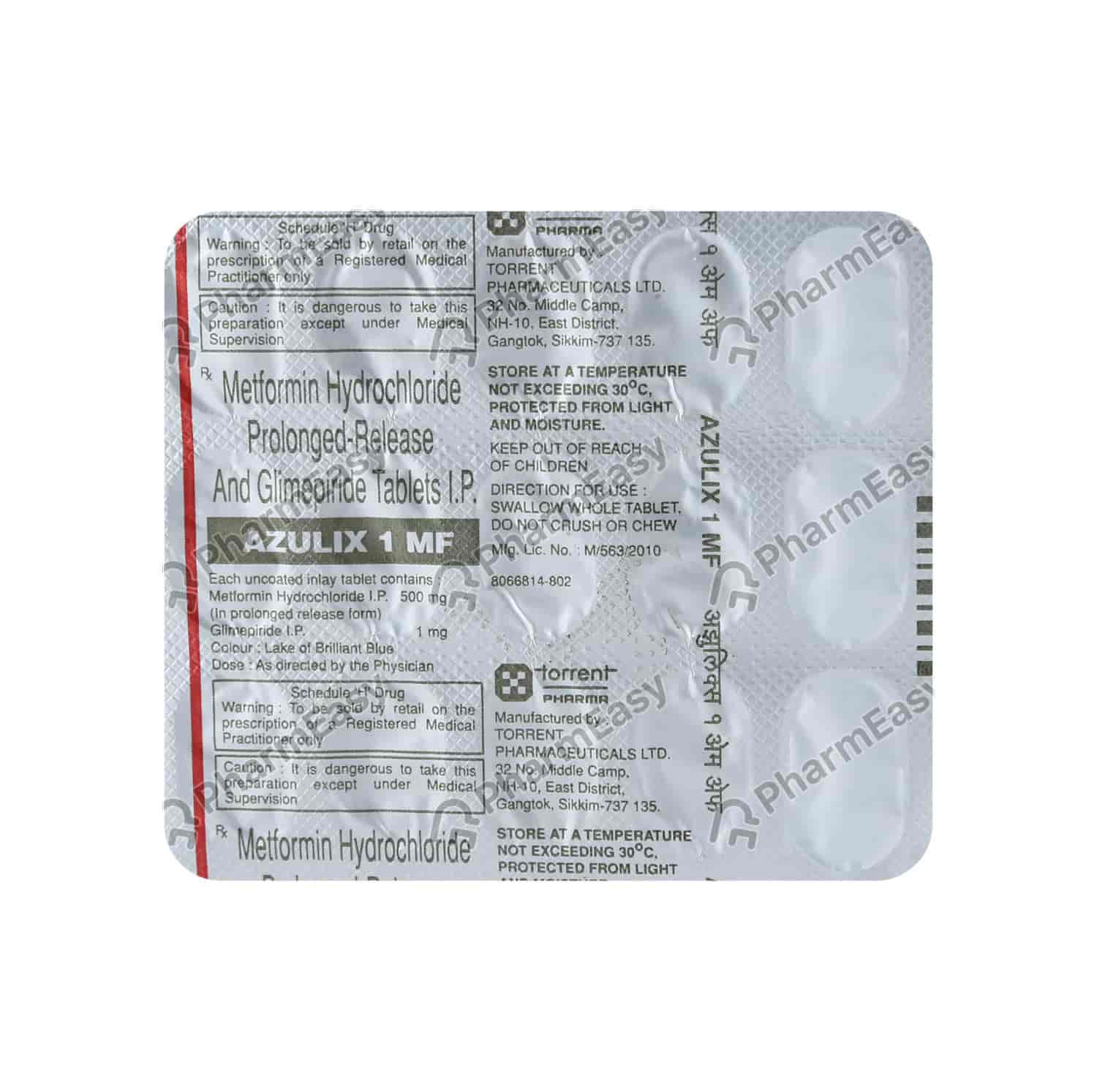 Azulix Mf 1mg Tab 15'S - Uses, Side Effects, Dosage, Composition ...