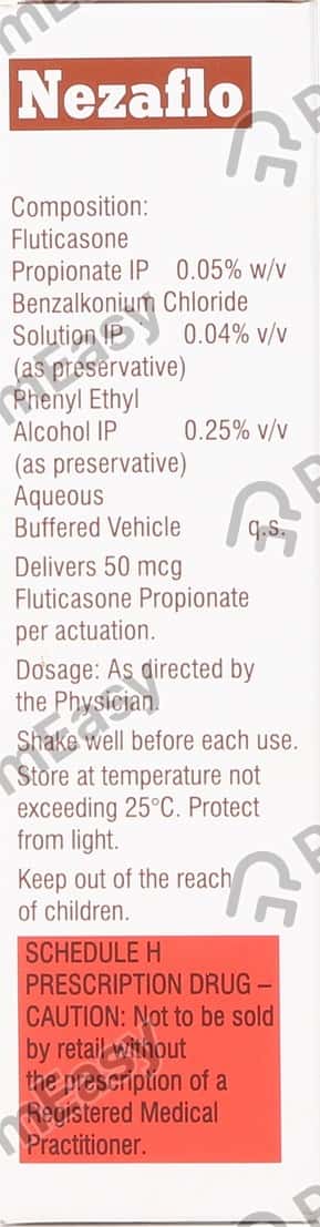 Nezaflo 0.05 % Nasal Spray (12): Uses, Side Effects, Price & Dosage ...