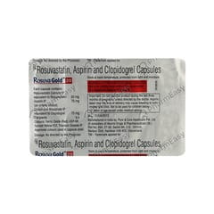 Rosuva Gold 20mg Strip Of 10 Capsules - Uses, Side Effects, Dosage ...