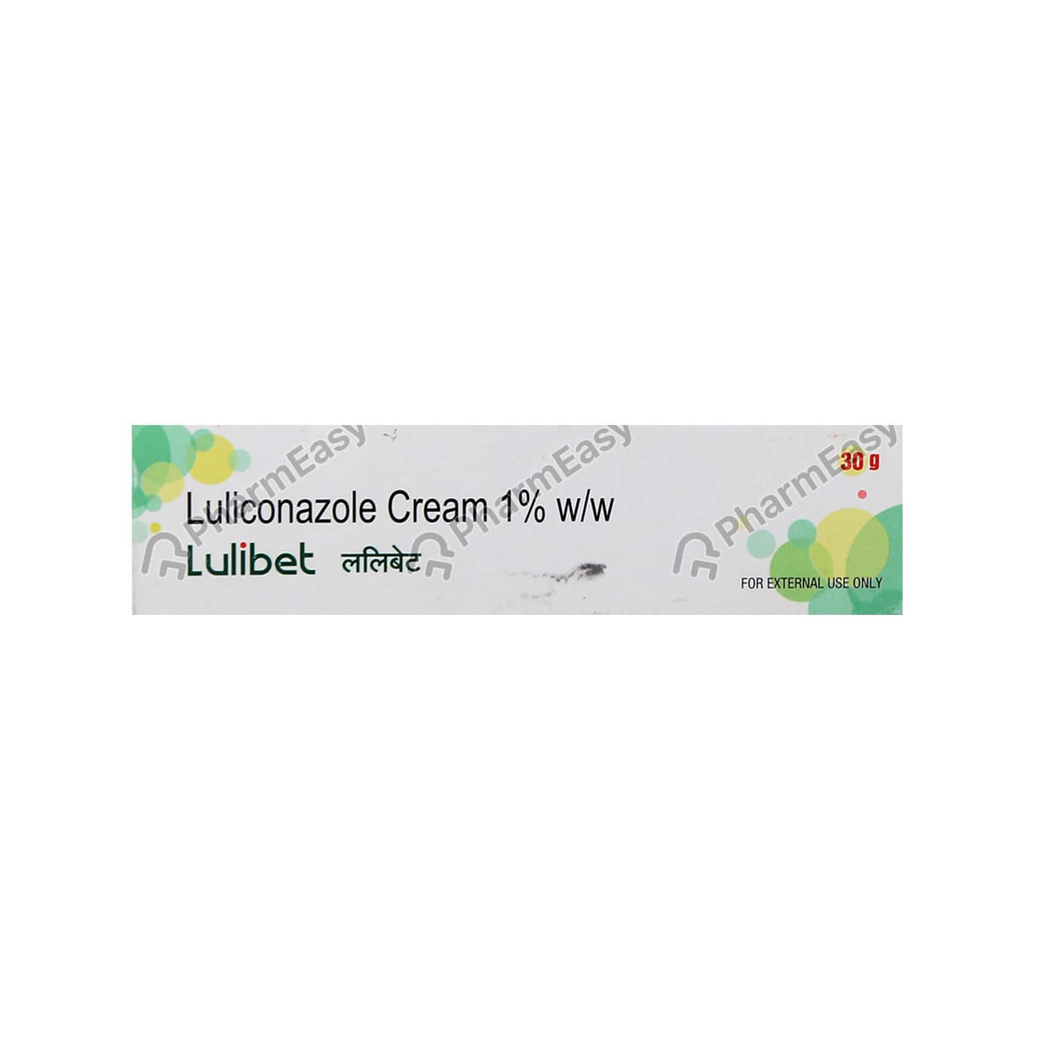 Lulibet 1 %W/W Cream (30) - Uses, Side Effects, Dosage, Composition ...