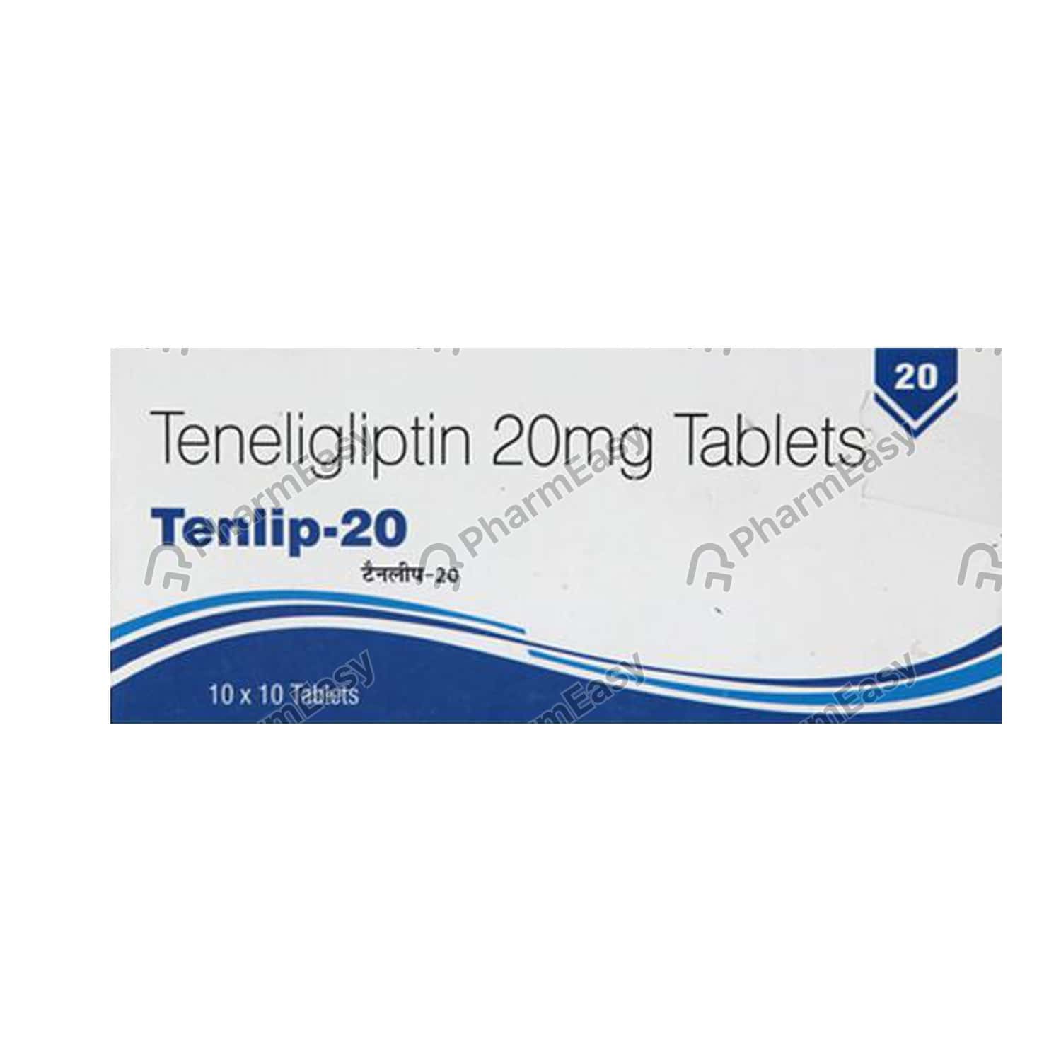 Tenlip 20 MG Tablet (10): Uses, Side Effects, Price & Dosage | PharmEasy
