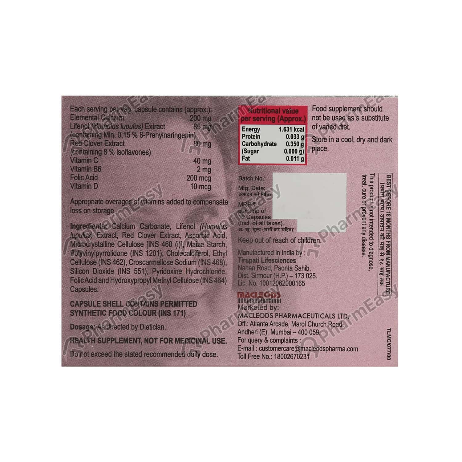 Buy Menojoy Cap 10'S Online at Flat 18% OFF* | PharmEasy