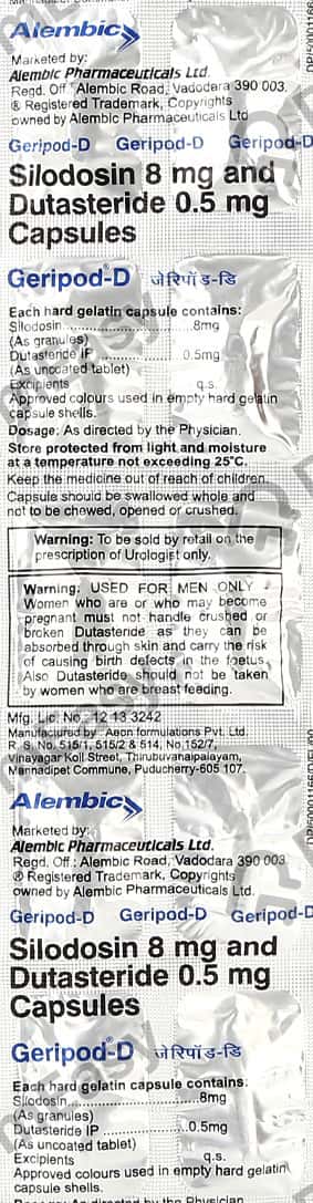 Avoprost D 8mg Capsules 10'S: Uses, Side Effects, Price, Dosage ...