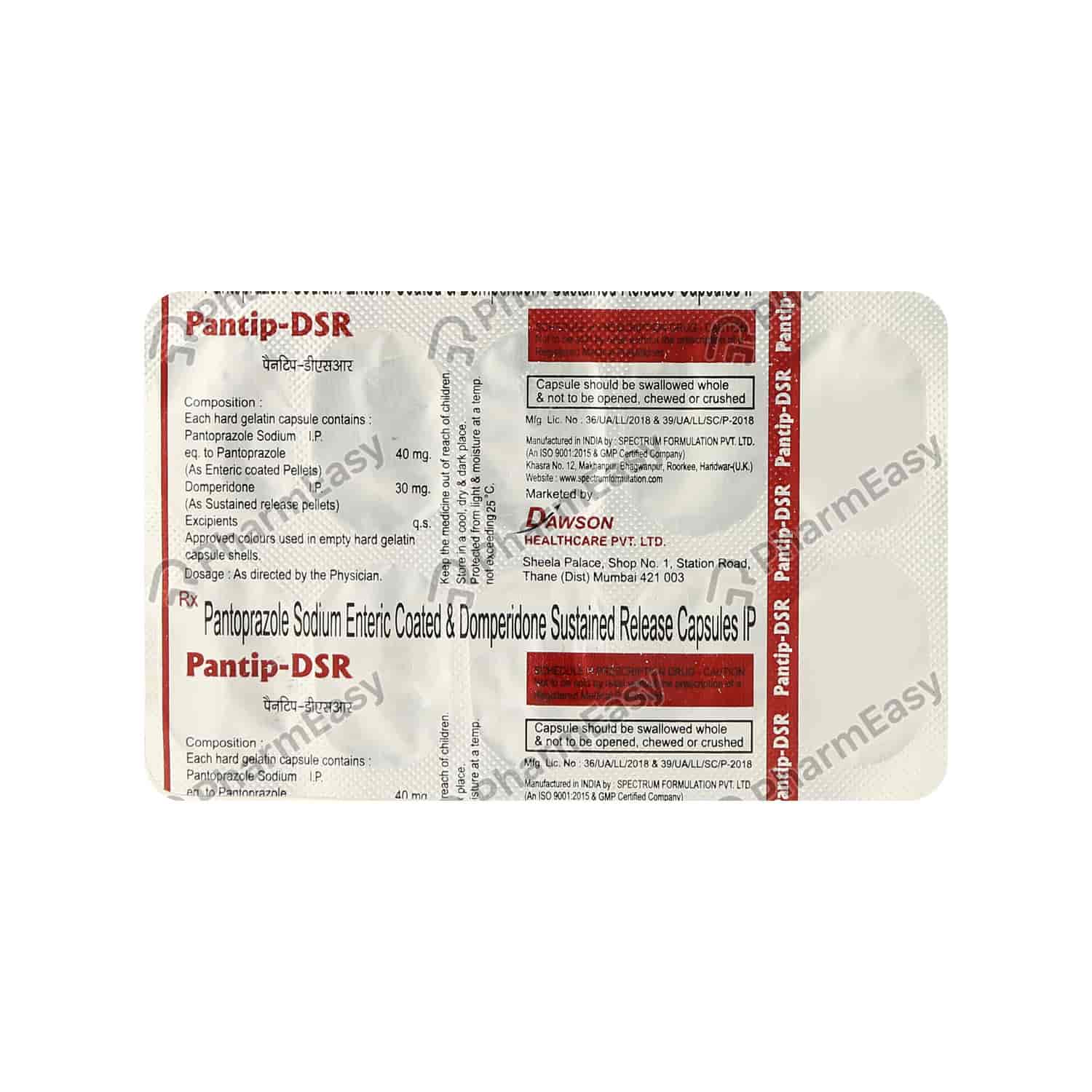 Pantip Dsr Cap - Uses, Side Effects, Dosage, Composition & Price ...