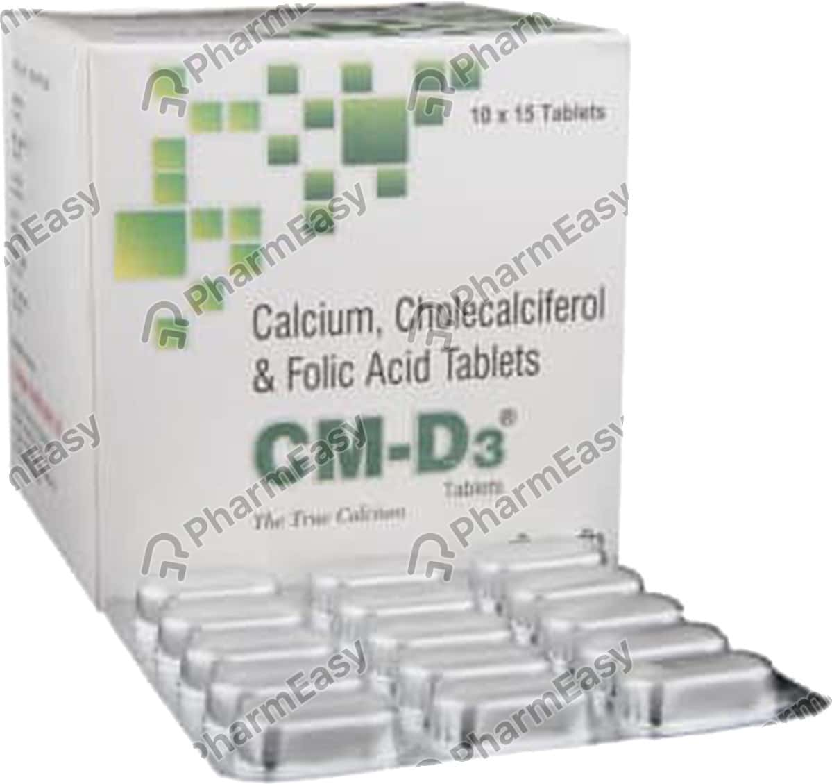 Cm D3 Strip Of 15 Tablets: Uses, Side Effects, Price & Dosage | PharmEasy