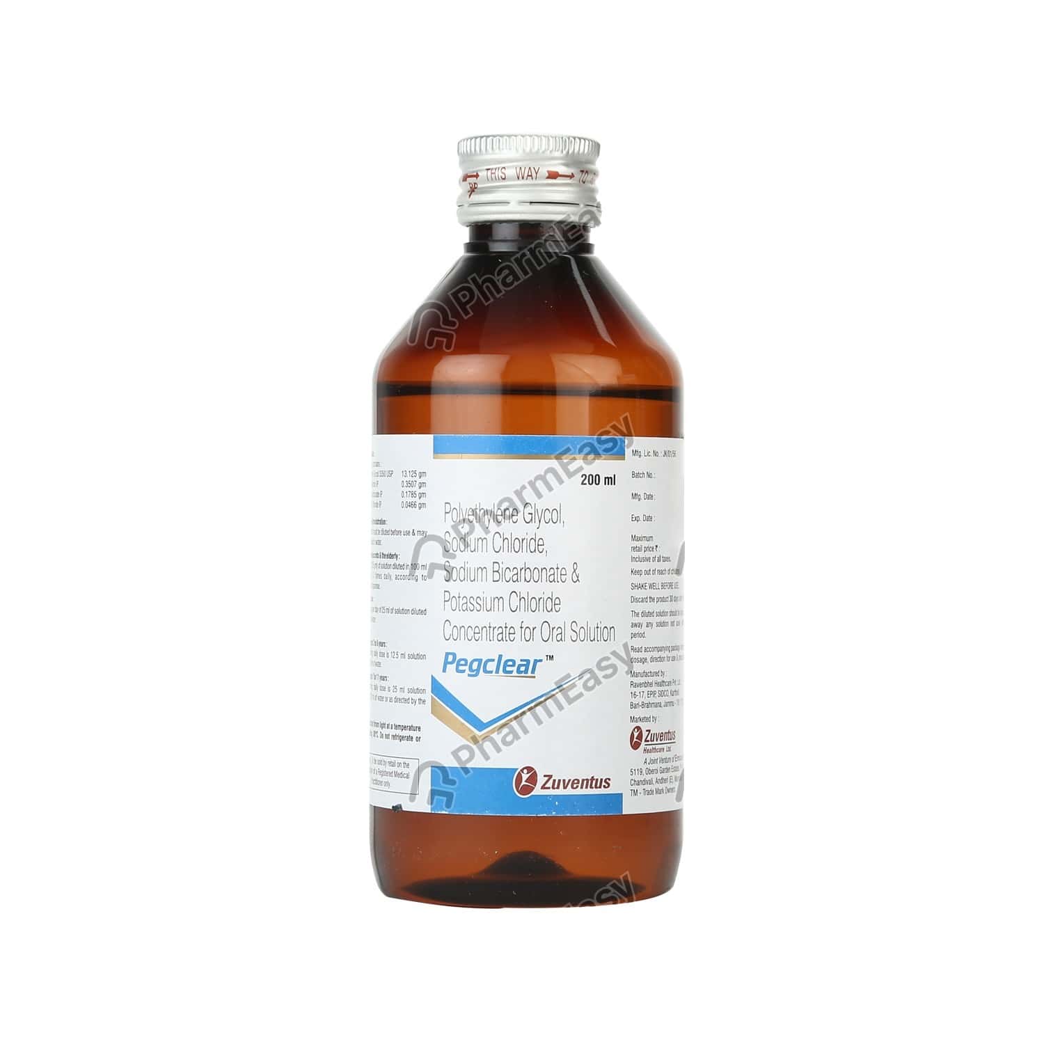 Buy Pegclear Bottle Of 200ml Solution Online at Flat 15% OFF | PharmEasy