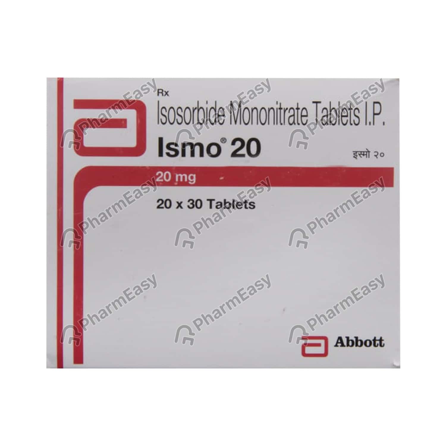 Buy Ismo 20 MG Tablet (30) Online at Flat 18% OFF* | PharmEasy