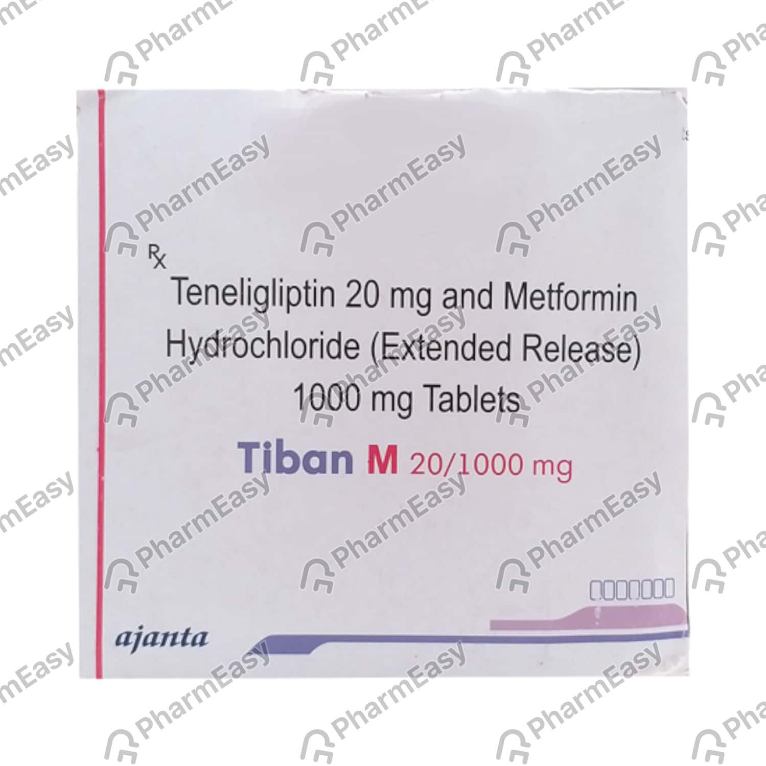 Tiban M 20/1000mg Strip Of 10 Tablets: Uses, Side Effects, Price ...