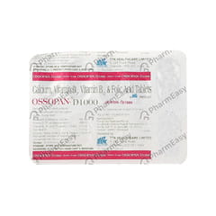Buy Ossopan D 1000 Tab 10'S Online at Flat 18% OFF* | PharmEasy