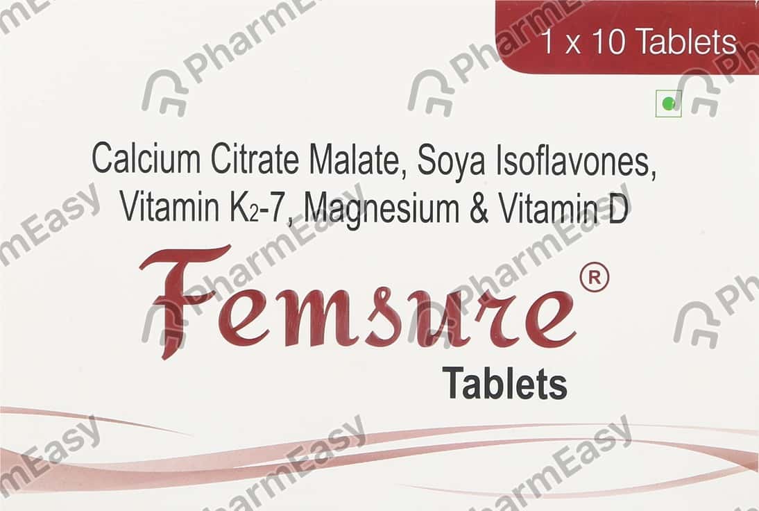 Buy Femsure Strip Of 10 Tablets Online at Flat 15% OFF | PharmEasy