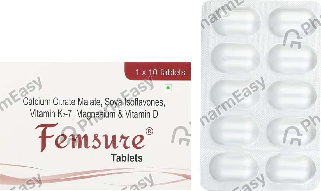 Buy Femsure Strip Of 10 Tablets Online at Flat 15% OFF | PharmEasy