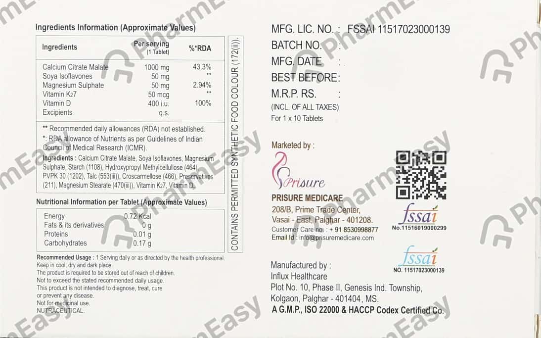 Buy Femsure Strip Of 10 Tablets Online at Flat 15% OFF | PharmEasy