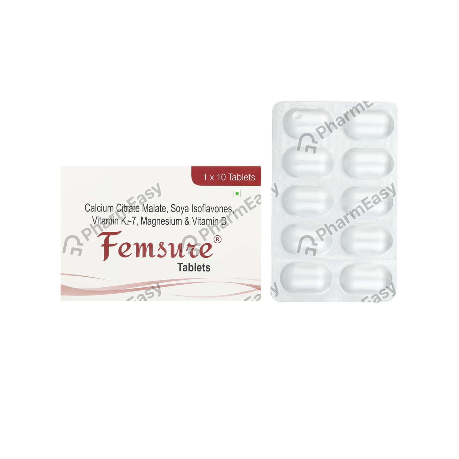 Buy Femsure Strip Of 10 Tablets Online at Flat 18% OFF* | PharmEasy