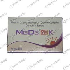 Mgd3 60k Strip Of 15 Tablet Combikit: Uses, Side Effects, Price ...