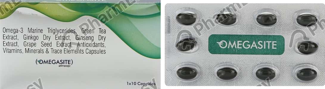 Buy Omegasite Capsule (10) Online at Flat 15% OFF | PharmEasy
