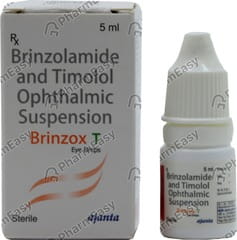 Brinzox T Bottle Of 5ml Eye Drops: Uses, Side Effects, Price & Dosage ...