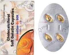 Gemsoline-D3 60K Softgel Capsule: Uses, Side-effects, Price, Dosage ...