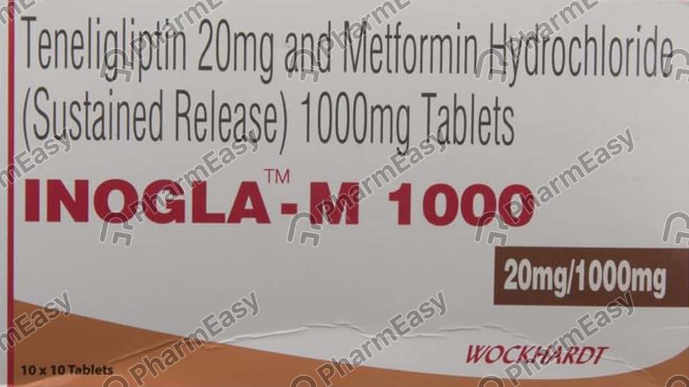 Inogla M 1000mg Strip Of 10 Tablets: Uses, Side Effects, Price & Dosage ...