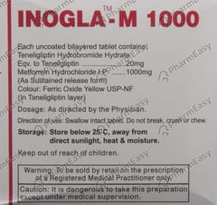 Inogla M 1000mg Strip Of 10 Tablets: Uses, Side Effects, Price & Dosage ...