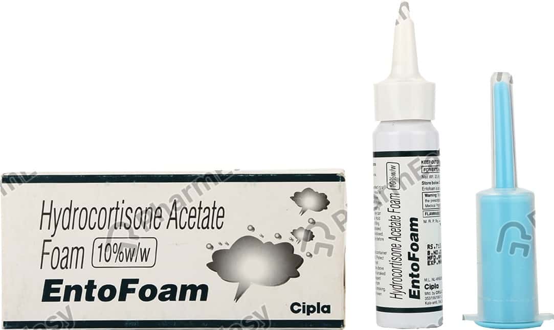 Buy Entofoam 10 % Rectal Foam (20.8) Online at Flat 15% OFF | PharmEasy
