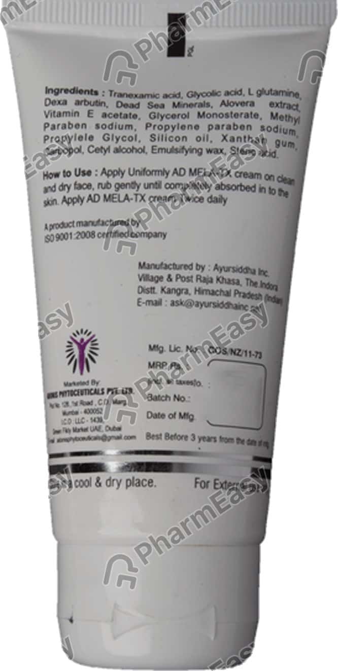 Buy Ad Mela Tx Cream (30) Online at Flat 15% OFF | PharmEasy