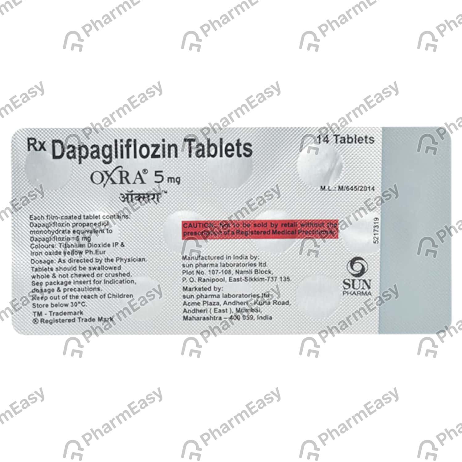 Oxra 5 MG Tablet (14): Uses, Side Effects, Price & Dosage | PharmEasy