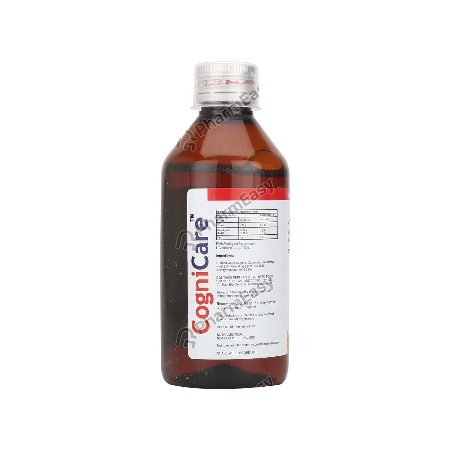 Buy Cognicare 100 MG Syrup (200) Online at Flat 18% OFF* | PharmEasy