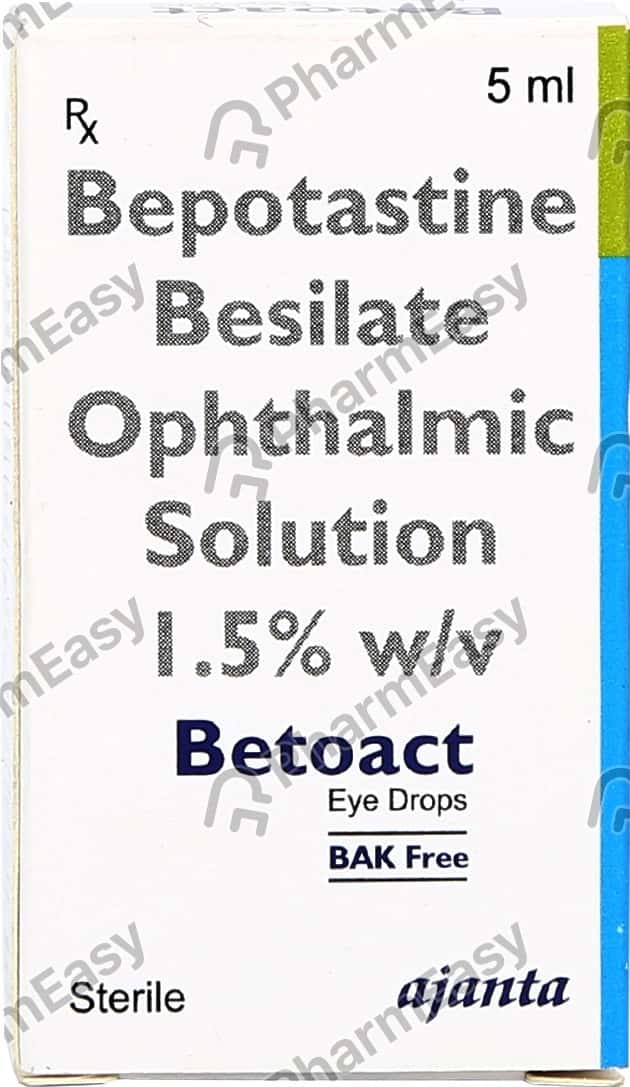 Betoact 1.5 % Eye Drop (5): Uses, Side Effects, Price & Dosage | PharmEasy