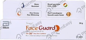 Buy TVAKSH FACE GUARD SPF 50+ PA+++ TUBE OF 30GM GEL Online & Get Upto ...