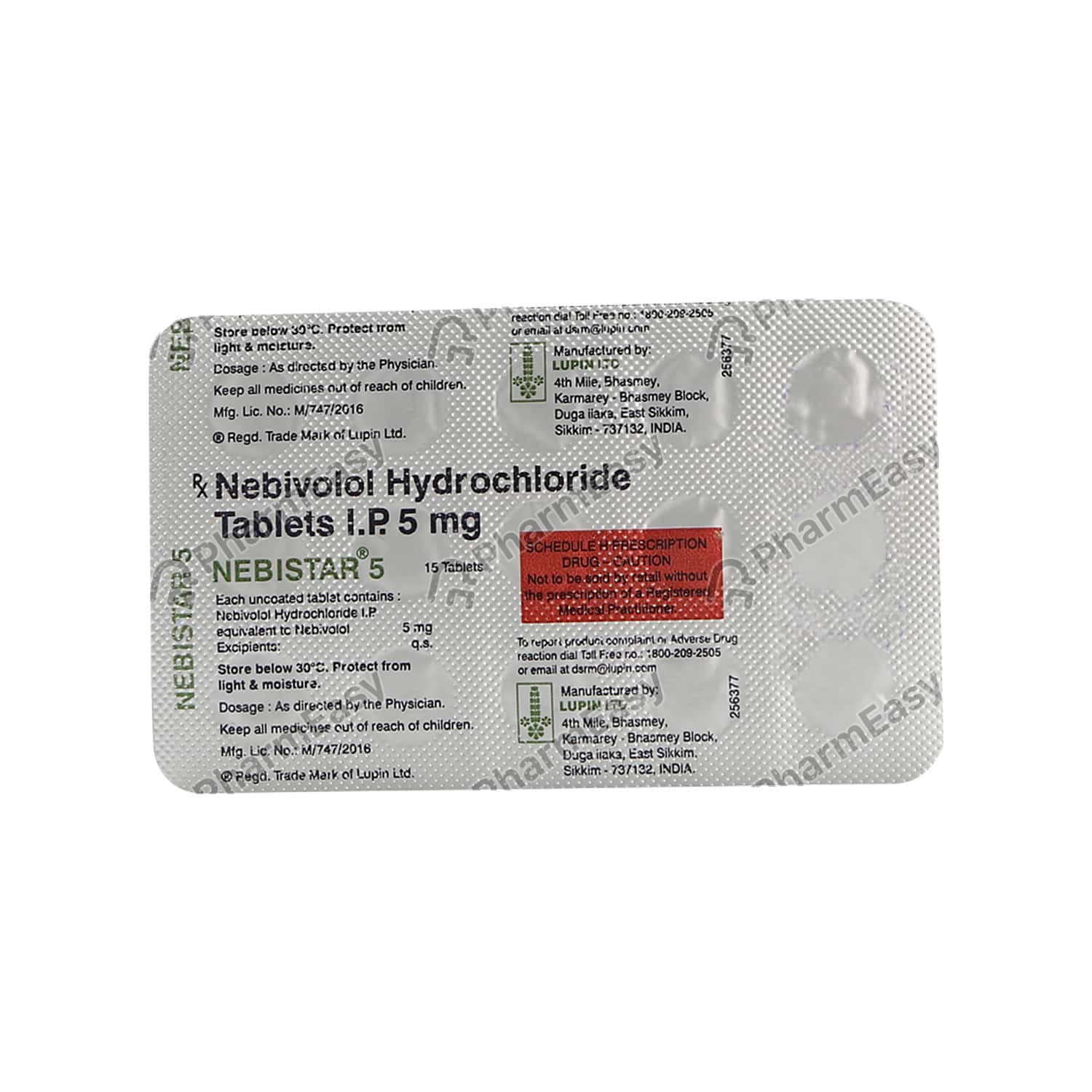 Buy Nebistar 5 MG Tablet (15) Online at Flat 18% OFF* | PharmEasy