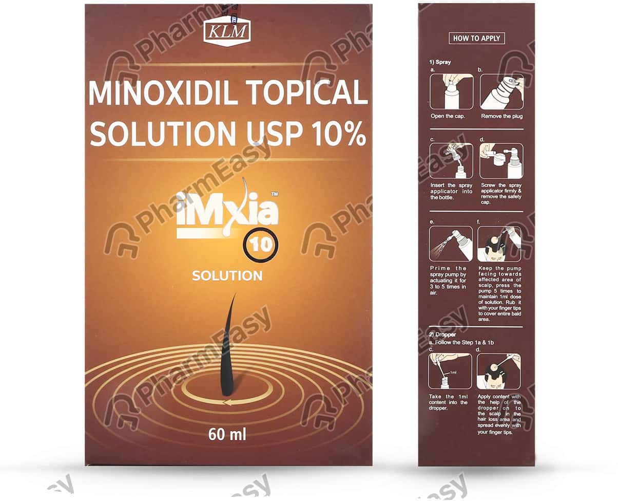 Imxia 10 % Skin Solution (60): Uses, Side Effects, Price & Dosage ...