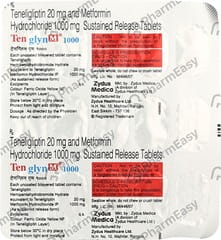 Tenglyn M 1000mg Strip Of 15 Tablets: Uses, Side Effects, Price ...