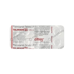 Telmison 40 MG Tablet (10) - Uses, Side Effects, Dosage, Composition ...