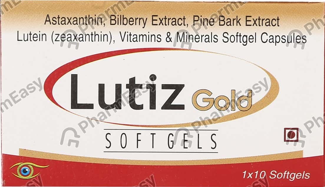 Buy Lutiz Gold Strip Of 10 Capsules Online & Save Up to 24% at PharmEasy