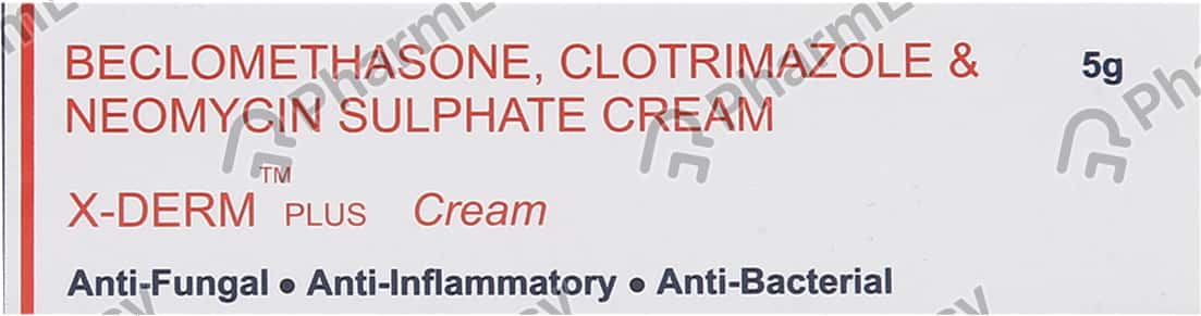 X Derm Plus Tube Of 5gm Cream: Uses, Side Effects, Price & Dosage ...