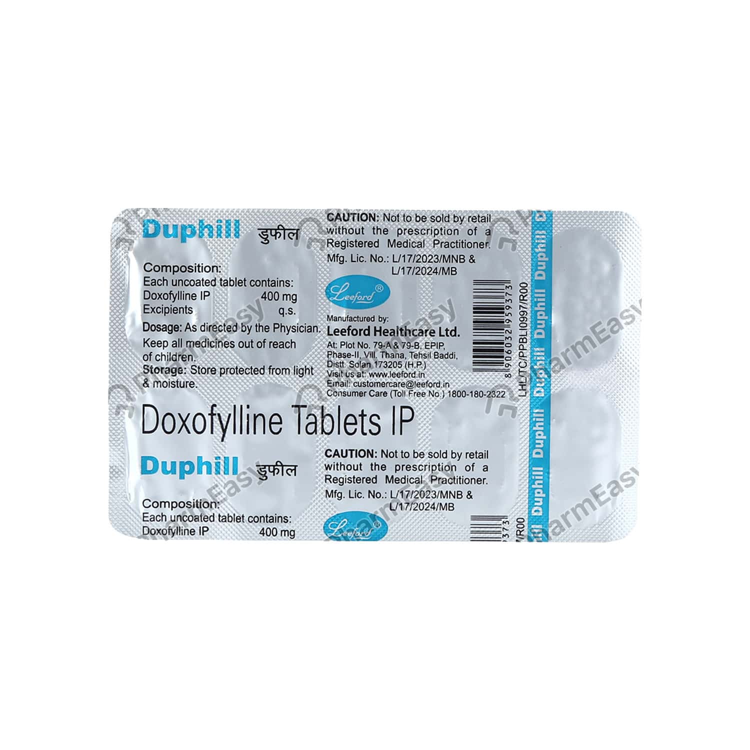 Buy Duphill 400 MG Tablet (10) Online at Flat 18% OFF* | PharmEasy
