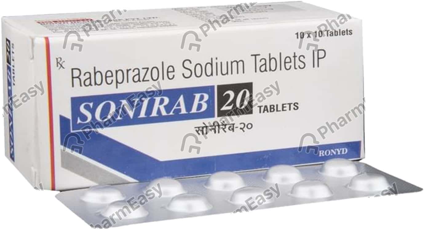 Sonirab 20 MG Tablet (10): Uses, Side Effects, Price & Dosage | PharmEasy